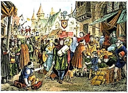 Medieval Towns - Guilds, Town Halls, Market Traders - History of ...