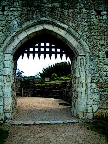 Medieval Castle Barbican Layout