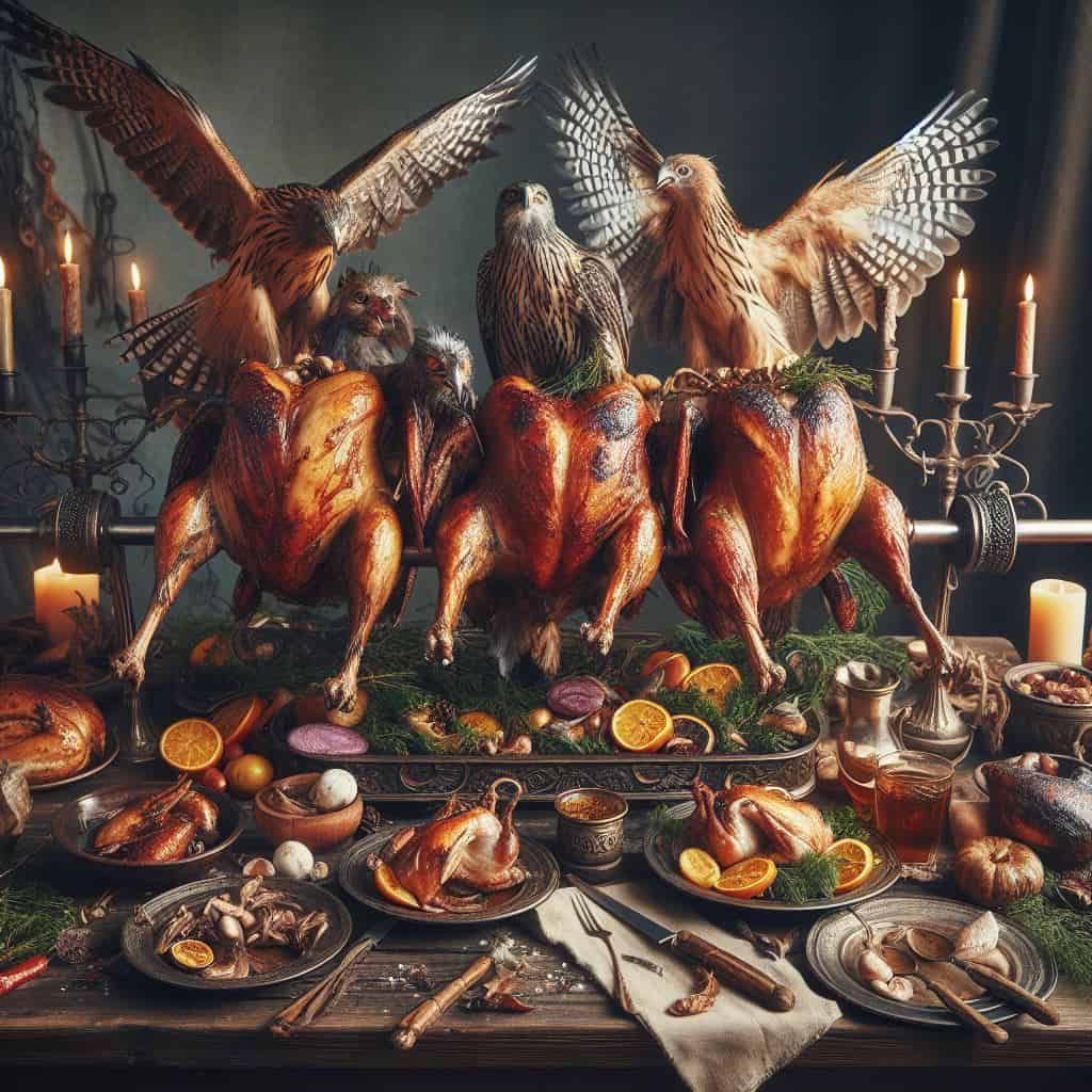 Flames of Flavor: A Medieval Culinary Adventure with Hearty Fireside Feasts