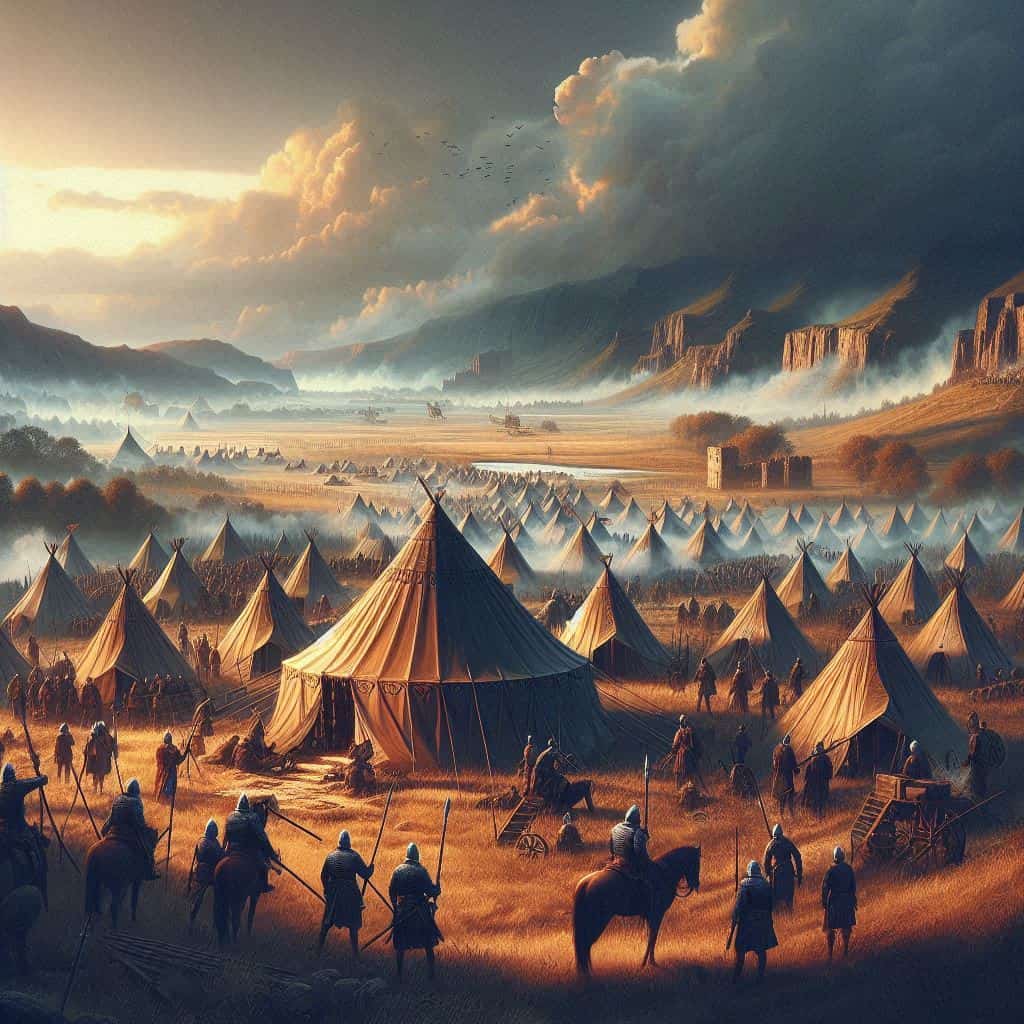 Warriors' Way: Unveiling the Daily Rhythms of Medieval Field Camps