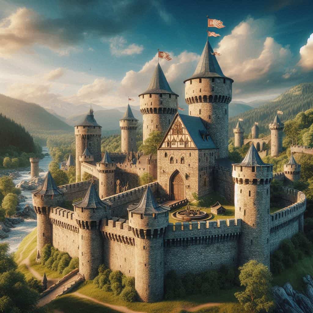 Battlements: Parts Of A Medieval Castle