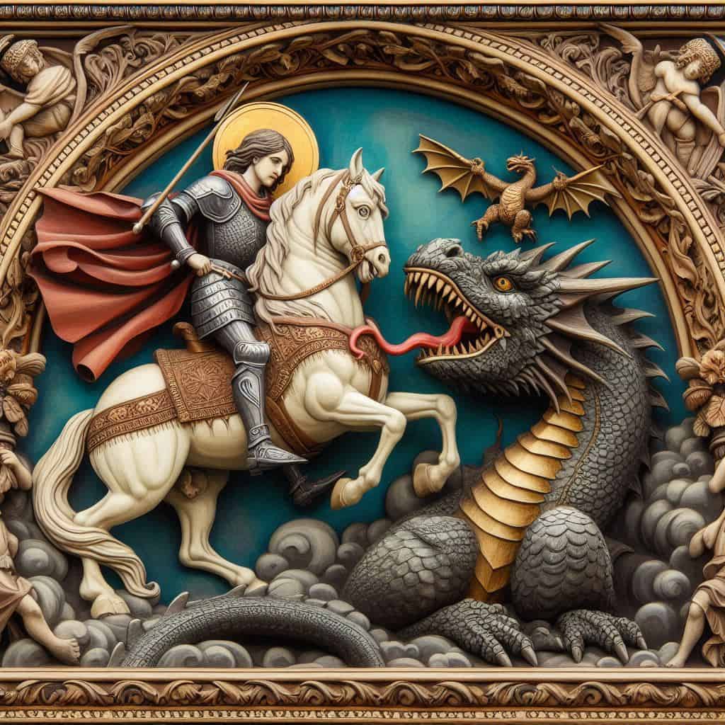 Saint George And The Dragon | Medieval Legend Of Bravery & Faith