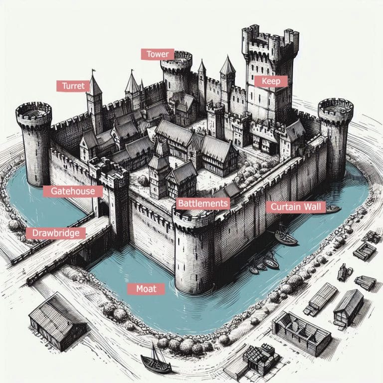 Best Defensive Features Of A Medieval Castle: Walls, Moats, And More