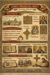 Medieval Art (c. 476–1485): Styles, History & Key Features