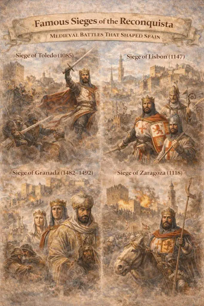 Famous Sieges Of The Reconquista: Medieval Battles That Shaped Spain