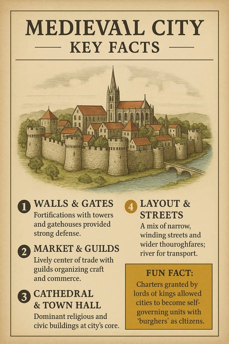 Medieval City Life In The Middle Ages: Structure, Trade & Daily Life