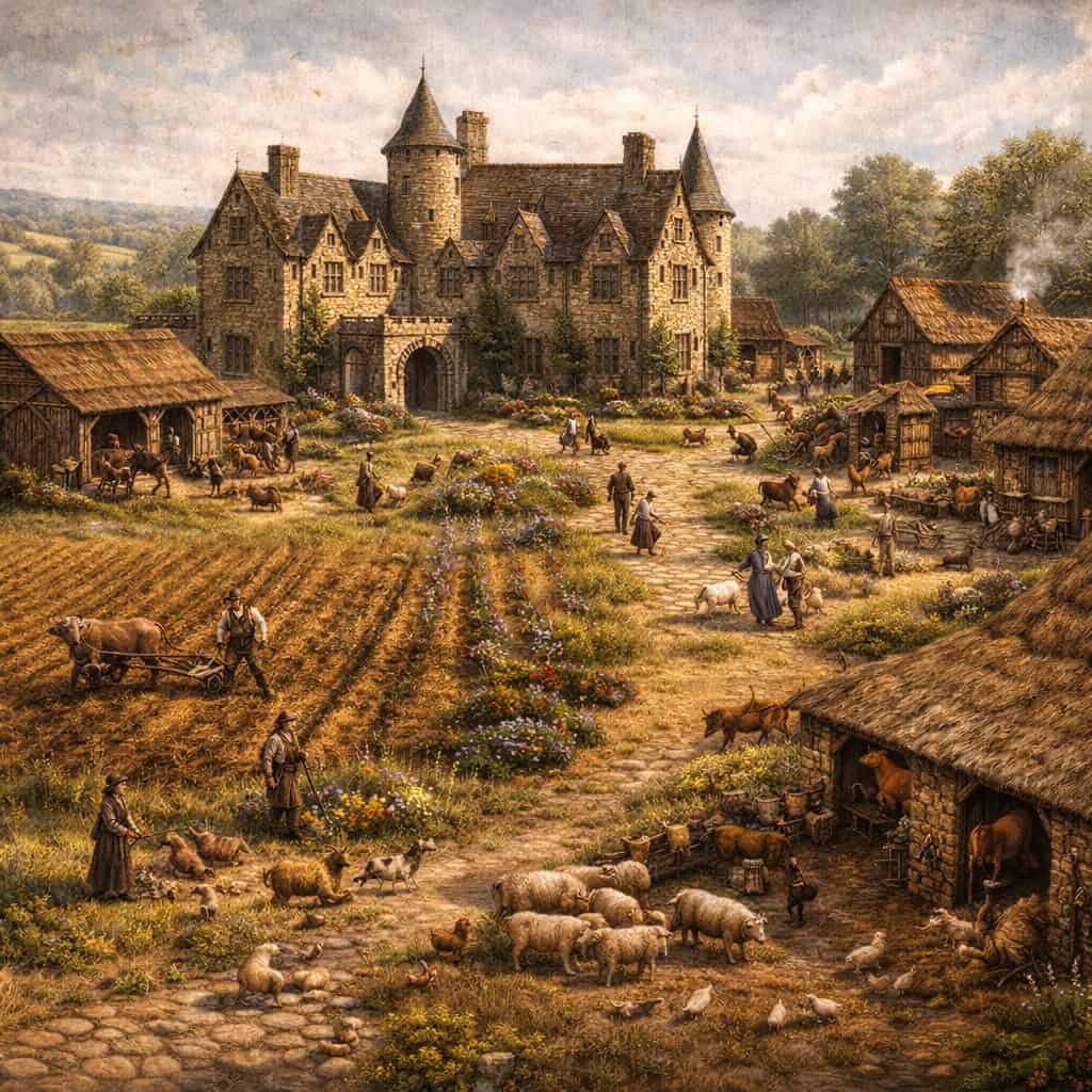 Medieval Manor: Daily Life And Feudal Power In The Middle Ages