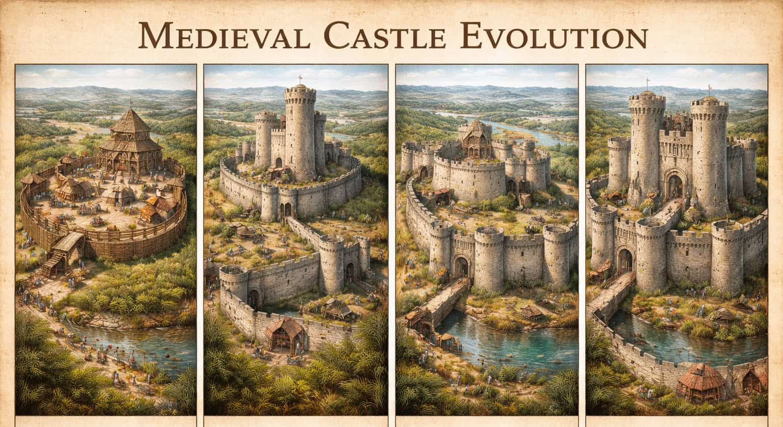 Castle, Evolution, Purpose And Design! | Medieval Chronicles